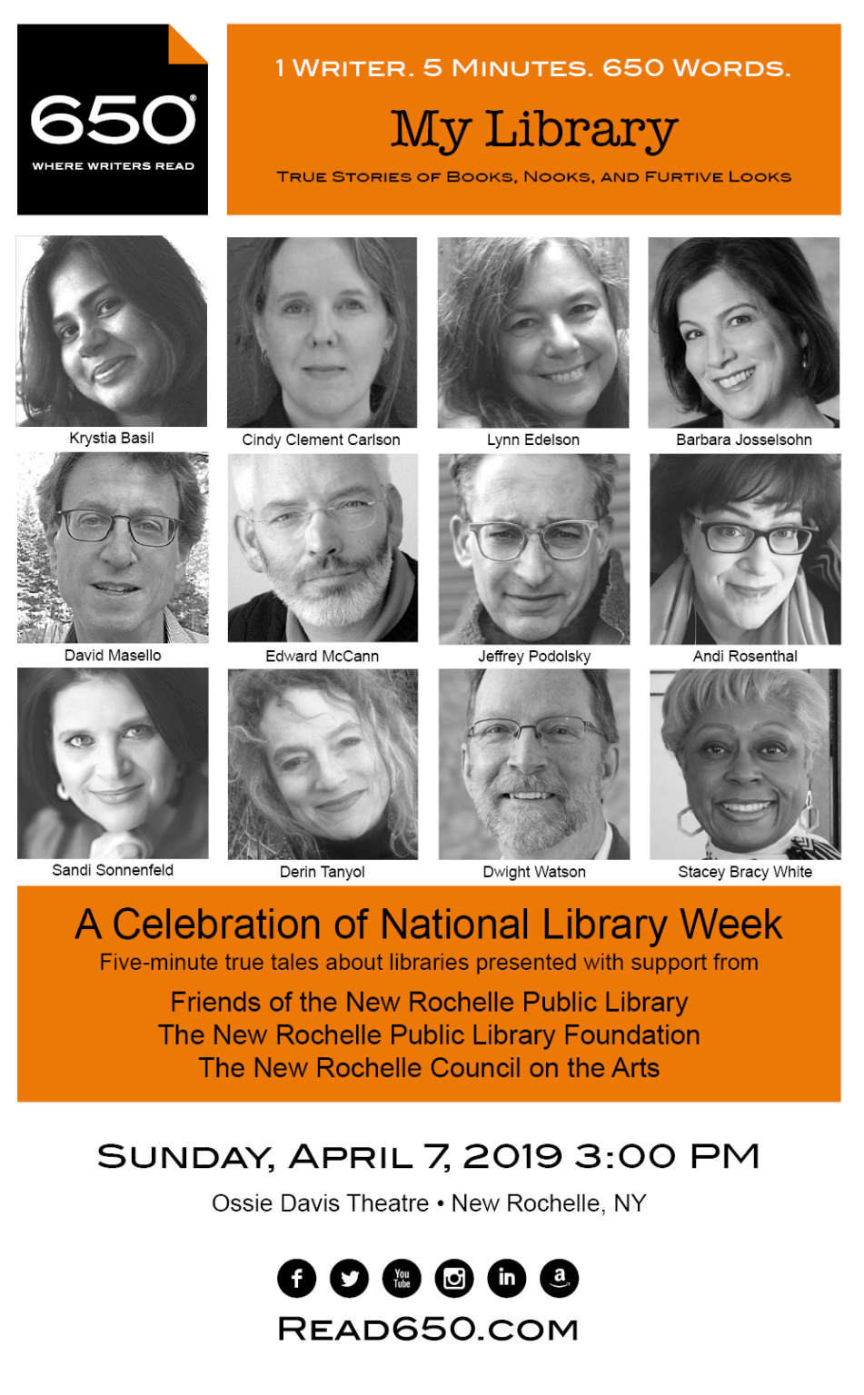 Spoken Word Event Kicks Off National Library Week | ArtsWestchester